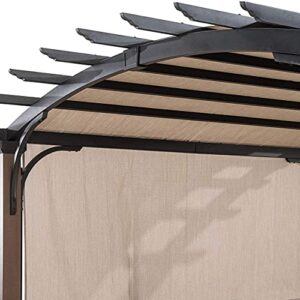 Ontheway Replacement Sling Canopy for for A+R Freestanding Pergola Sold at Lowe's,10x10ft #L-PG152PST-B (Size: 200" (L) x 103" (W))