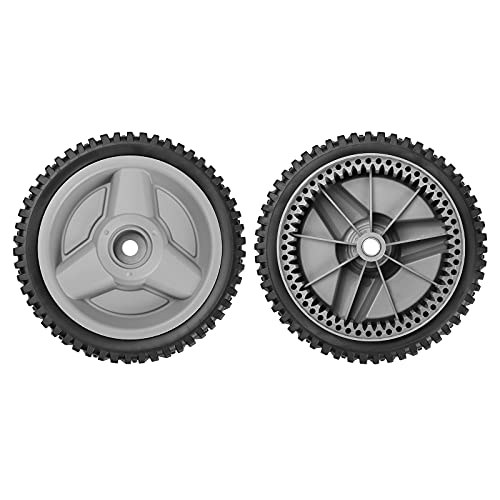 Front Drive Wheels Fit for HU Mower - Front Drive Tires Wheels Fit for HU Front Wheel Drive Self Propelled Lawn Mower Tractor, Wheel for HU700F, Replaces 532401274, 2 Pack, Gray1