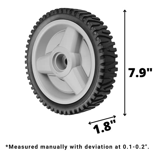 Front Drive Wheels Fit for HU Mower - Front Drive Tires Wheels Fit for HU Front Wheel Drive Self Propelled Lawn Mower Tractor, Wheel for HU700F, Replaces 532401274, 2 Pack, Gray1