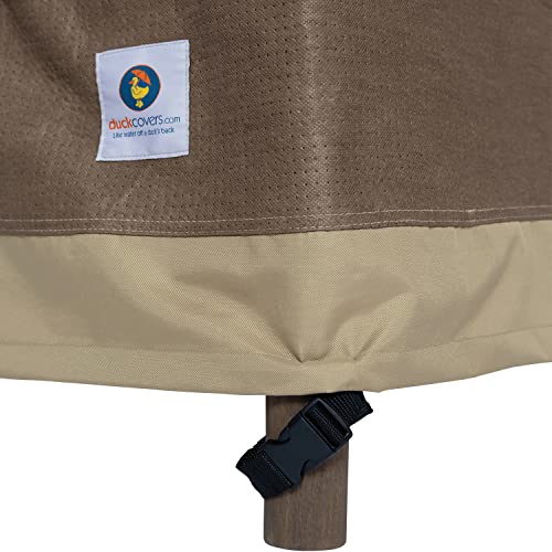 Duck Covers LSO793735 Elegant Waterproof Patio Sofa Cover, 77"W x 35"D x 35"H, Swiss Coffee