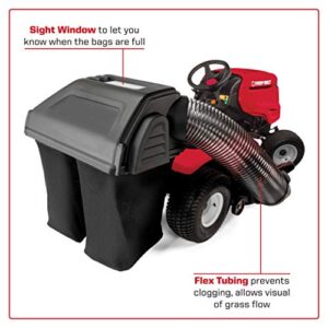 MTD (19A30031OEM) Double Bagger for Riding Lawn Mowers-42-Inch and 46-Inch (2010 and After) Fits Various Troy-Bilt, Cub Cadet, CRAFTSMAN, and Other Top Models, Gray