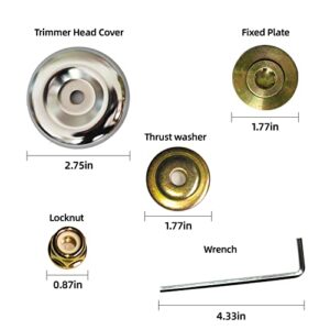 AI.YUYU Upgrade 9" x 20T Chainsaw Tooth Brush Cutter Blade & 10" x 80T Carbide Tip Brush Cutter Blade with The Universal Adapter Kit for Cutter, Trimmer, Weed Eater(2-Set)