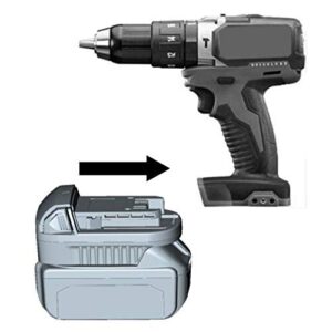 MT20ML Adapter for Makita 18V Li-ion Battery BL1830 BL1860 BL1815 Convert to for Milwaukee M18 Lithium Battery