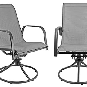 Patio Master Corporation Sienna Swivel Rocker (Set of 2) (Gray)