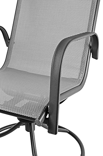 Patio Master Corporation Sienna Swivel Rocker (Set of 2) (Gray)