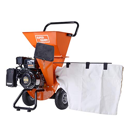 Universal Wood Chipper Shredder Mulcher Collection Discharge Bag Extra Large 24" Inch x 48" Inch Accessory For: GreatCircleUSA, Landworks, SuperHandy, Tazz & Earthquake (WOOD CHIPPER NOT INCLUDED)