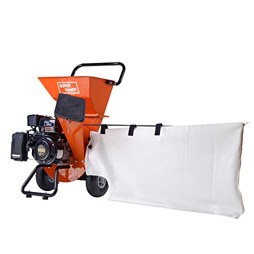 Universal Wood Chipper Shredder Mulcher Collection Discharge Bag Extra Large 24" Inch x 48" Inch Accessory For: GreatCircleUSA, Landworks, SuperHandy, Tazz & Earthquake (WOOD CHIPPER NOT INCLUDED)