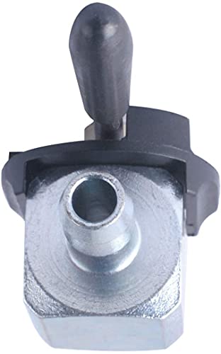 Fuel Shut Off Valve 1/4 Inch Line (Pack of 2) Compatible with 180 Degree Oregon 07-403 07403 Scag 48568 Sunbelt B1SB868 Heavy-Duty Inline Cut Petcock Diesel Petrol Gas Shut Off Valve