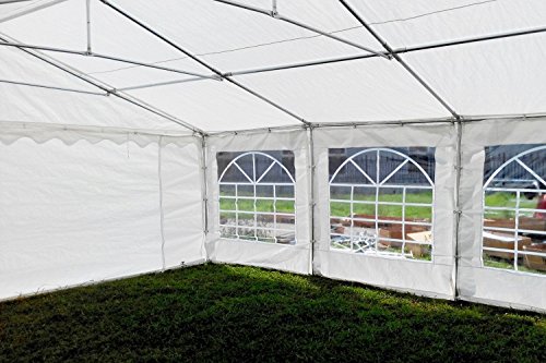 American Phoenix 20x20 Party Tent Heavy Duty Large White Roof Commercial Fair Car Shelter Wedding Events Canopy Tent - (White, 20x20)