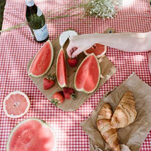 Fitted Vinyl Picnic Tablecloth and Bench Covers for 6 Foot Tables | Ideal for Outdoor Dining, Camping, RVs