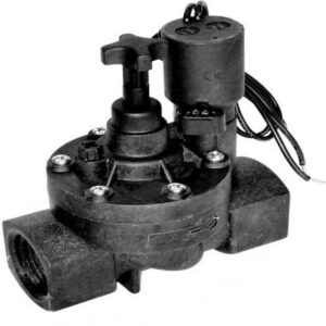 zodiac sol100 1-inch black plastic solenoid valve with flow control replacement for zodiac levolor water leveling system