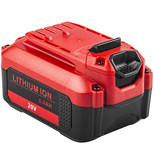 TREE.NB CMCB205 6000mAh 20V Battery Replacement for Craftsman V20 MAX Lithium Ion Battery CMCB204 CMCB202 CMCB201 CMCB104 CMES510 Cordless Power Tool Battery Only for Craftsman 20V Max V20 Series