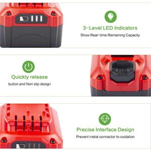 TREE.NB CMCB205 6000mAh 20V Battery Replacement for Craftsman V20 MAX Lithium Ion Battery CMCB204 CMCB202 CMCB201 CMCB104 CMES510 Cordless Power Tool Battery Only for Craftsman 20V Max V20 Series