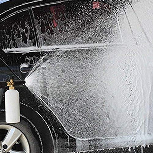 Twinkle Star Foam Cannon 1 L Bottle Snow Foam Lance with 1/4" Quick Connector, 5 Nozzle Tips for Pressure Washer