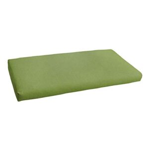 mozaic home sunbrella bristol bench cushion, 48 in x 17 in x 2 in, spectrum cilantro