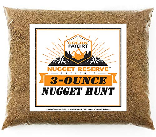 Nugget Reserve '3 Ounce Nugget Hunt' Gold Paydirt Panning Pay Dirt Bag – Gold Prospecting Concentrate