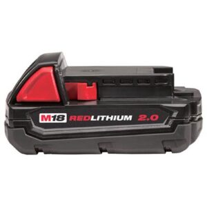 milwaukee 48-11-1820 m18 18v redlithium 2.0 compact battery pack