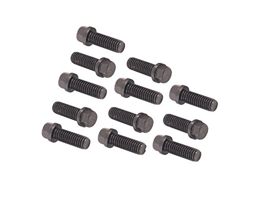 Mr. Gasket Header Bolts,3/8-16X1, Black