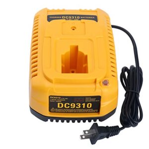 lasica dc9310 fast charger replacement for dewalt 18v battery charger dc9310 compatible with dewalt 7.2v-18v xrp nicad/nimh batteries dw9116 dc9096 dc9098 dc9099 dw9098 dw9099 dw9096 dw9072 dw9061