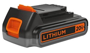 black+decker 20v max* powerconnect 2.0ah lithium ion battery (lbxr2020-ope)