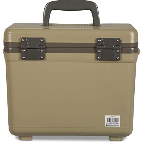 Engel UC7 7.5qt Leak-Proof, Air Tight, Drybox Cooler and Small Hard Shell Lunchbox for Men and Women in Tan