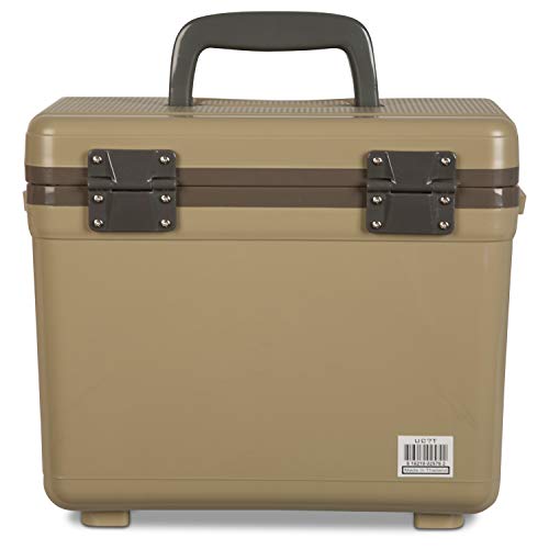 Engel UC7 7.5qt Leak-Proof, Air Tight, Drybox Cooler and Small Hard Shell Lunchbox for Men and Women in Tan