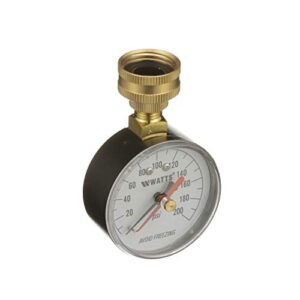 Watts 0950200 Water Pressure Test Gauge, 2 1/2 Inch, White