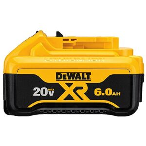 dewalt 20v max battery, premium 6.0ah (dcb206)