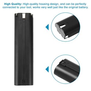 Upgraded 3600mAh Ni-Mh 9.6 Volt Replacement Battery Compatible with Makita 9.6V Battery 9000 9033 193890-9 192696-2 632007-4 6096D 6093D DA391D 6095D 5090D 4390D Cordless Tools Batteries 2-pack