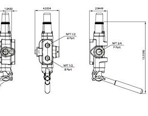 Hydraulic Log Splitter Valve, 25GPM, 3500PSI, Adjustable Detent …