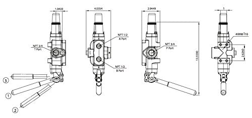 Hydraulic Log Splitter Valve, 25GPM, 3500PSI, Adjustable Detent …