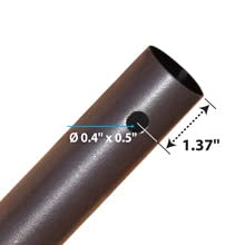 YardGrow Patio Umbrella Pole Replacement Umbrella Lower Pole Replacement, No Bullet Buckle (42.5''L x 1.5''Dia)