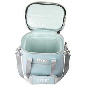 RTIC Soft Cooler 20 Insulated Bag, Sky Blue, Leak Proof Zipper, Portable Ice Chest Cooler for Travel, Lunch, Work, Cars, Picnics, Beaches & Trips