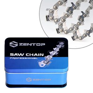 ZENTOP Chainsaw Chain 16-Inch 3 Pack 3/8" LP Pitch .043" Gauge 56 Drive Links Wood Cutting Saw Chain for Chainsaw Parts fits Craftsman, Echo, Homelite, Poulan, Remington