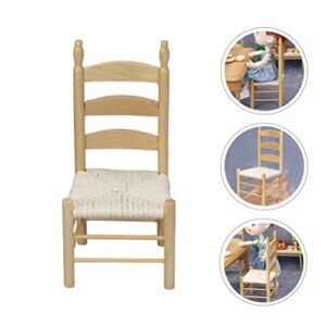 Decoraciones para Salas De Casa DIY Chair Model Doll House Decor Mini House Micro Landscape Chair Shape Decor Jewelry Accessories