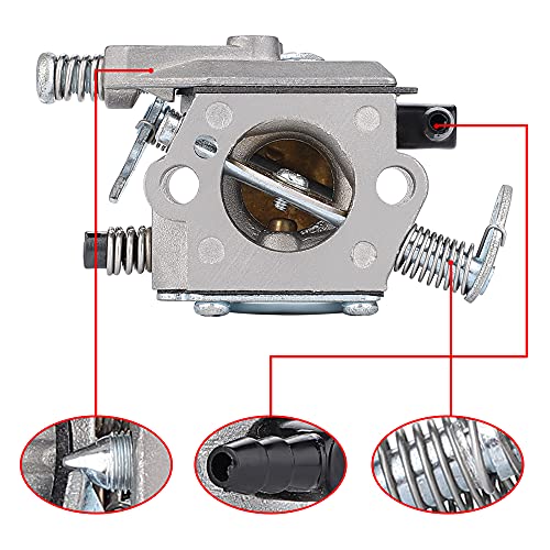 Milttor MS 250 Carburetor Fit Sthil 021 023 025 MS210 MS230 Chainsaw with 1123 160 1650 Filter Replace WT286