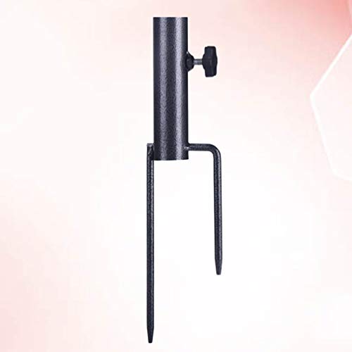 BESPORTBLE Umbrella Sand Anchor Beach Umbrella Anchor Ground Grass Auger Holder Stands with Forks Umbrella Spike