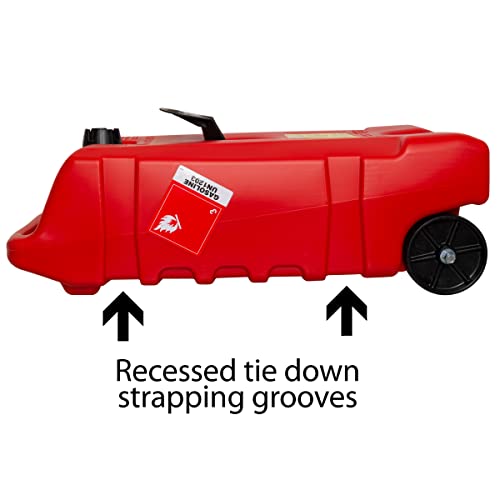 Scepter USA 6792 Duramax 14 Gallon Flo-N-Go Fuel Caddy, Red