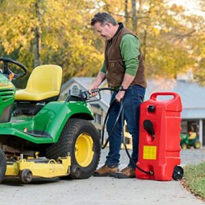 Scepter USA 6792 Duramax 14 Gallon Flo-N-Go Fuel Caddy, Red