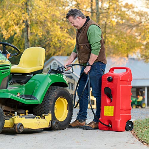 Scepter USA 6792 Duramax 14 Gallon Flo-N-Go Fuel Caddy, Red