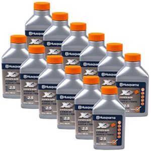 husqvarna 12pk genuine oem xp 2-cycle oil 2.5 gallon mix 6.4oz 593152303