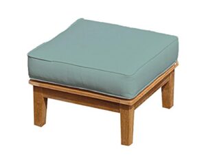 royal teak collection miaot miami teak ottoman, spa