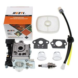 carburetor for echo gt225 gt225i gt225l pas225 pe225 ppf225 shc225 srm225 srm225u trimmer with repower maintenance kit spark plug by huztl