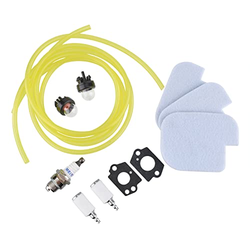 Cancanle Air Filter Fuel Rebuild Kit for Poulan P3314 P3416 P3816 P4018 PP3416 PP3516 PP3816 PP4018 PPB3416 PPB4018 PPB4218 S1970 Gas Chainsaw