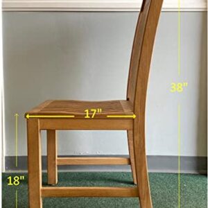 Atlanta Teak Furniture - Teak Side Chair - Grade-A