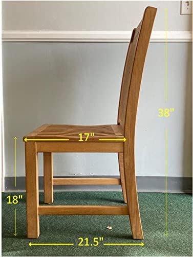 Atlanta Teak Furniture - Teak Side Chair - Grade-A