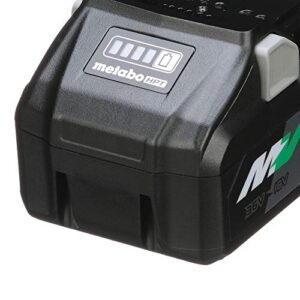 Metabo HPT MultiVolt Battery and Charger Starter Kit | 36V/18V | 4.0Ah/8.0Ah | Lithium Ion | Slide Style | Charger Includes Built-in USB Port | UC18YSL3B1