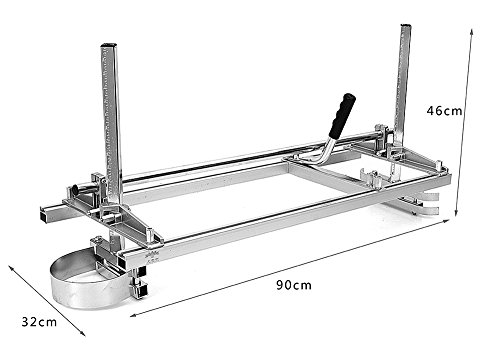 Carmyra Portable Chainsaw Mill 36 Inches Planking Milling Bar Size 14 Inches to 36 Inches