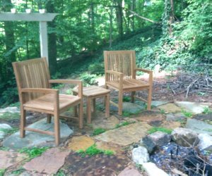 Atlanta Teak Furniture - Teak Arm Chair - Extra Wide