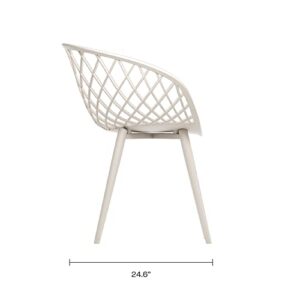 Jamesdar Kurv Set of 2 Chairs, White